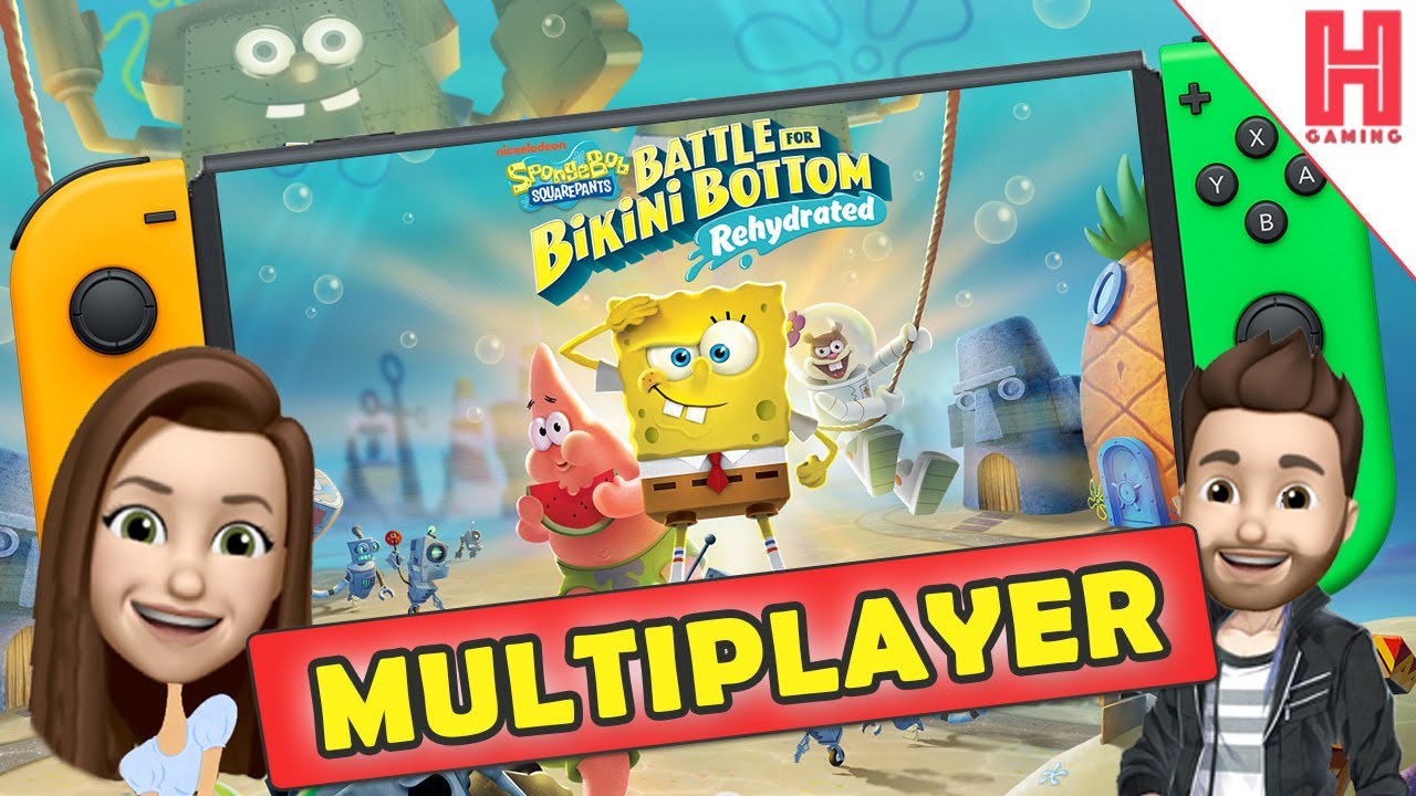 SpongeBob Square Pants Game: Battle for Bikini Bottom Rehydrated Switch ...