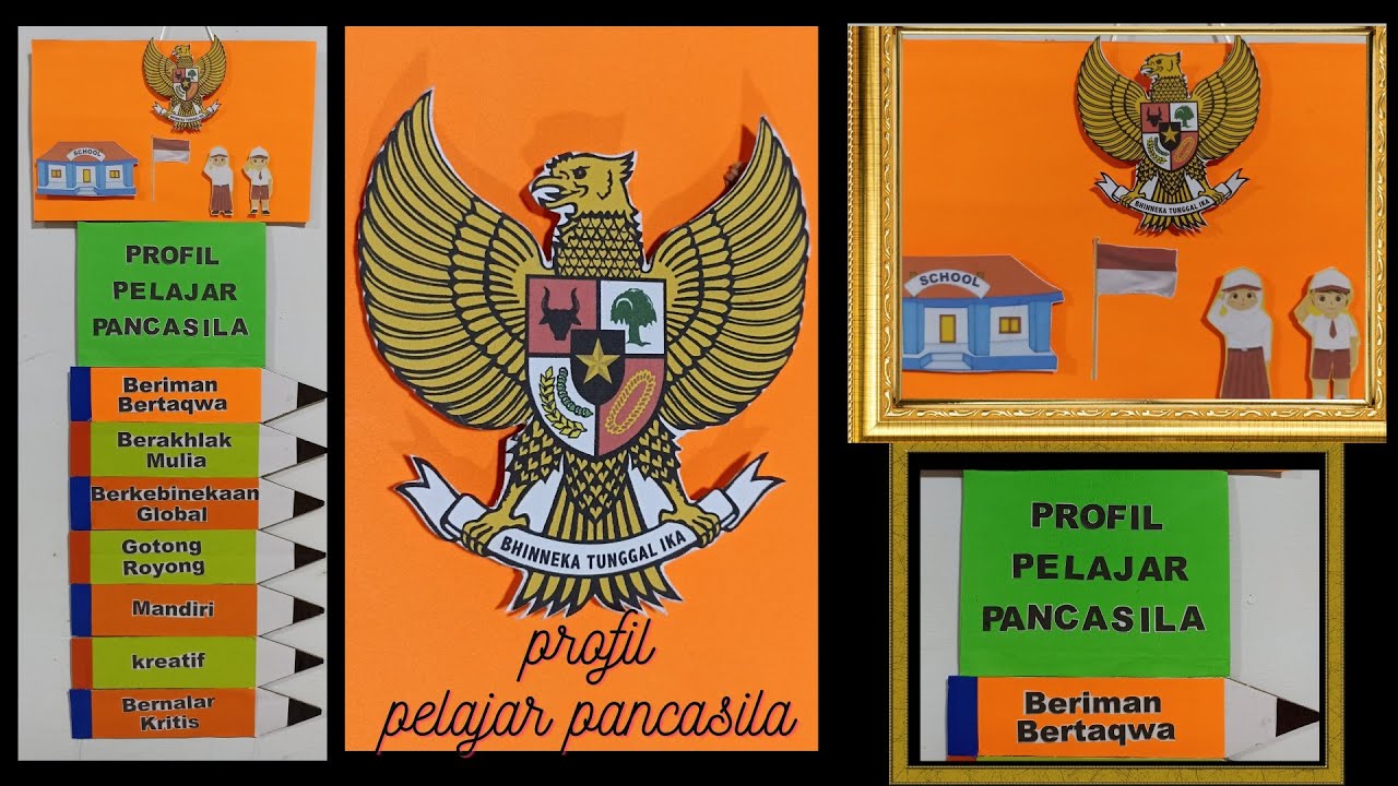 Membuat profil pelajar pancasila kreatif || Dekorasi kelas - YouTube