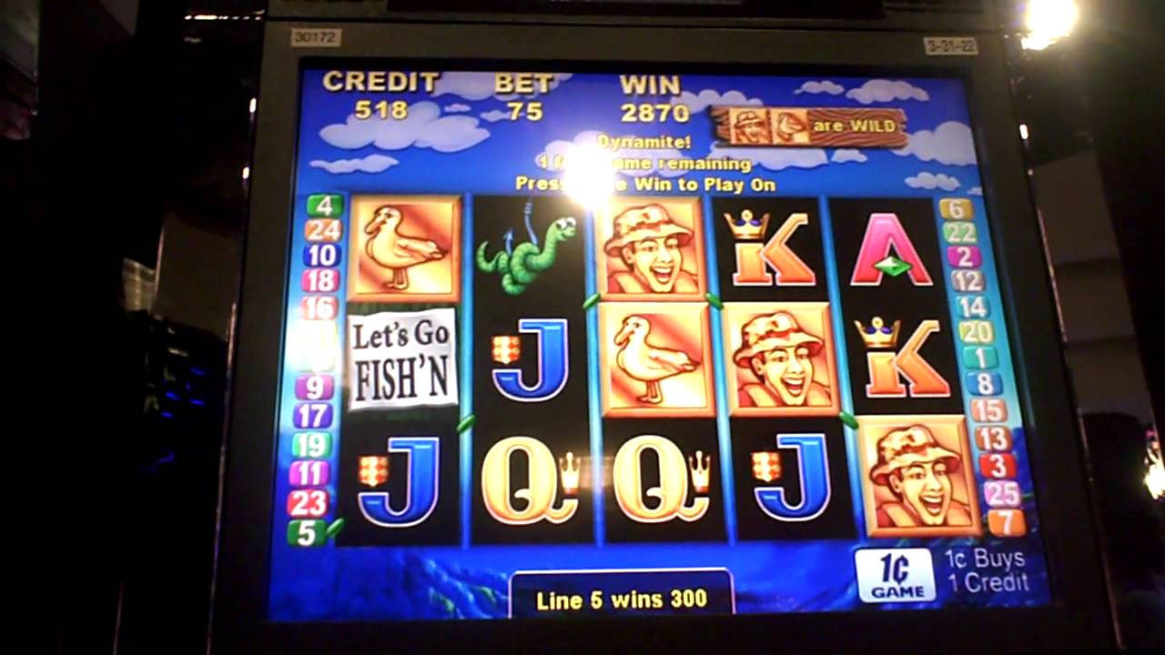 Let's Go Fish'n Slot Machine Bonus(2) - YouTube