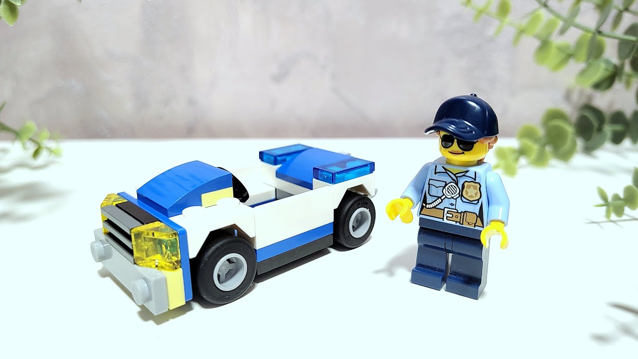 LEGO® Police Car LEGO® 30366 | Polybag | LEGO® City - YouTube