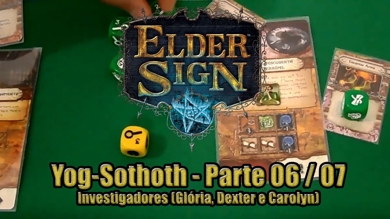 Elder Sign: Yog-Sothoth - Investigadores (Glória, Dexter e Carolyn ...