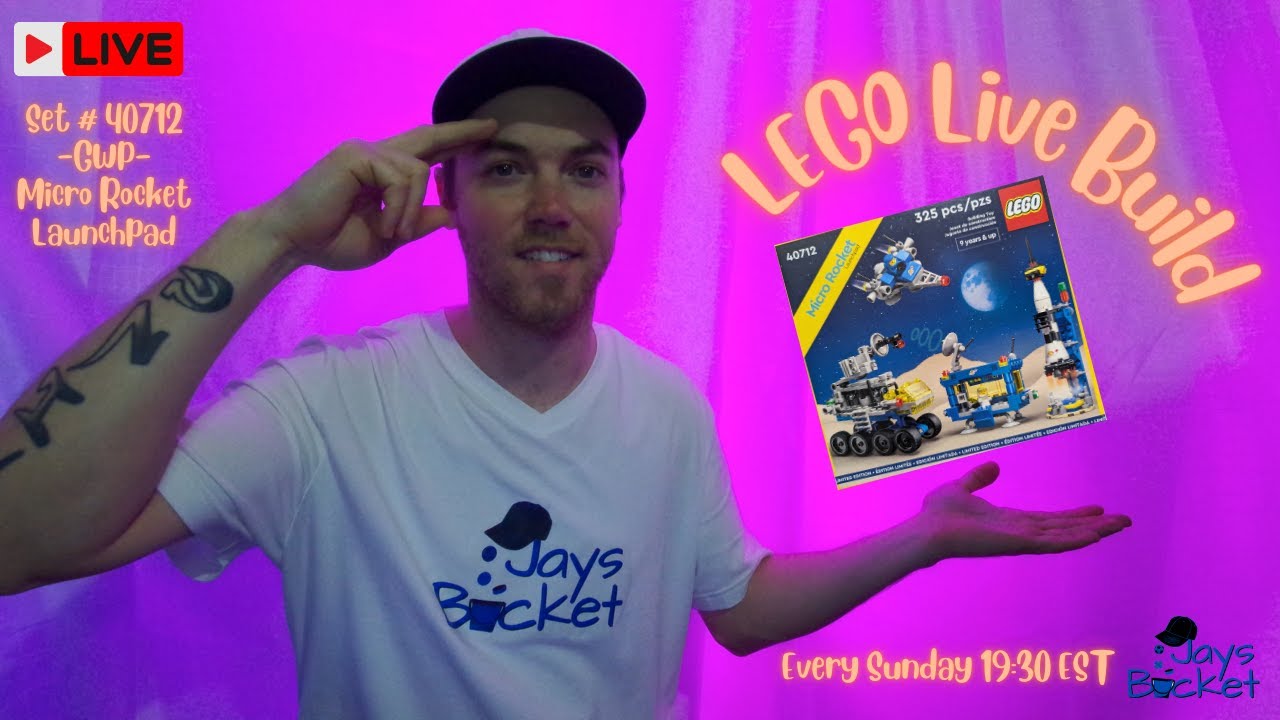 LEGO Live Build 40712 -GWP- Micro Rocket Launchpad #lego #legolivebuild ...