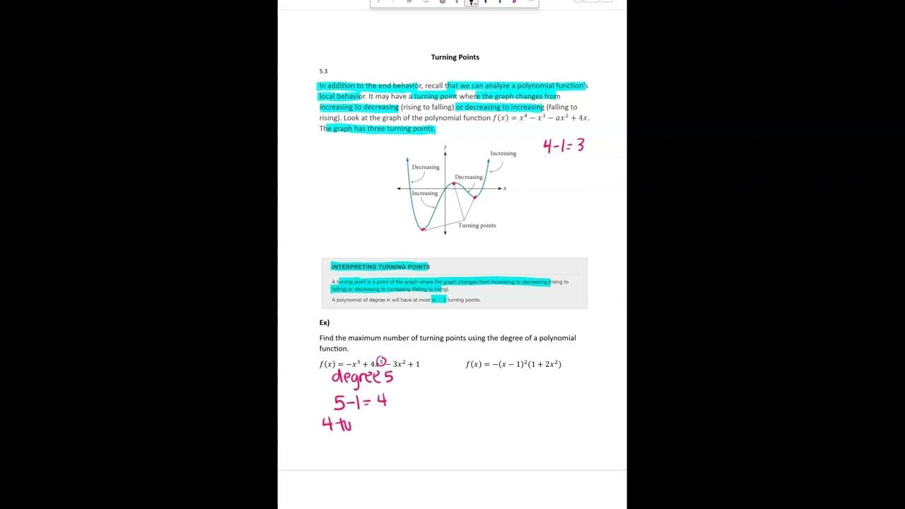 Turning Points - YouTube