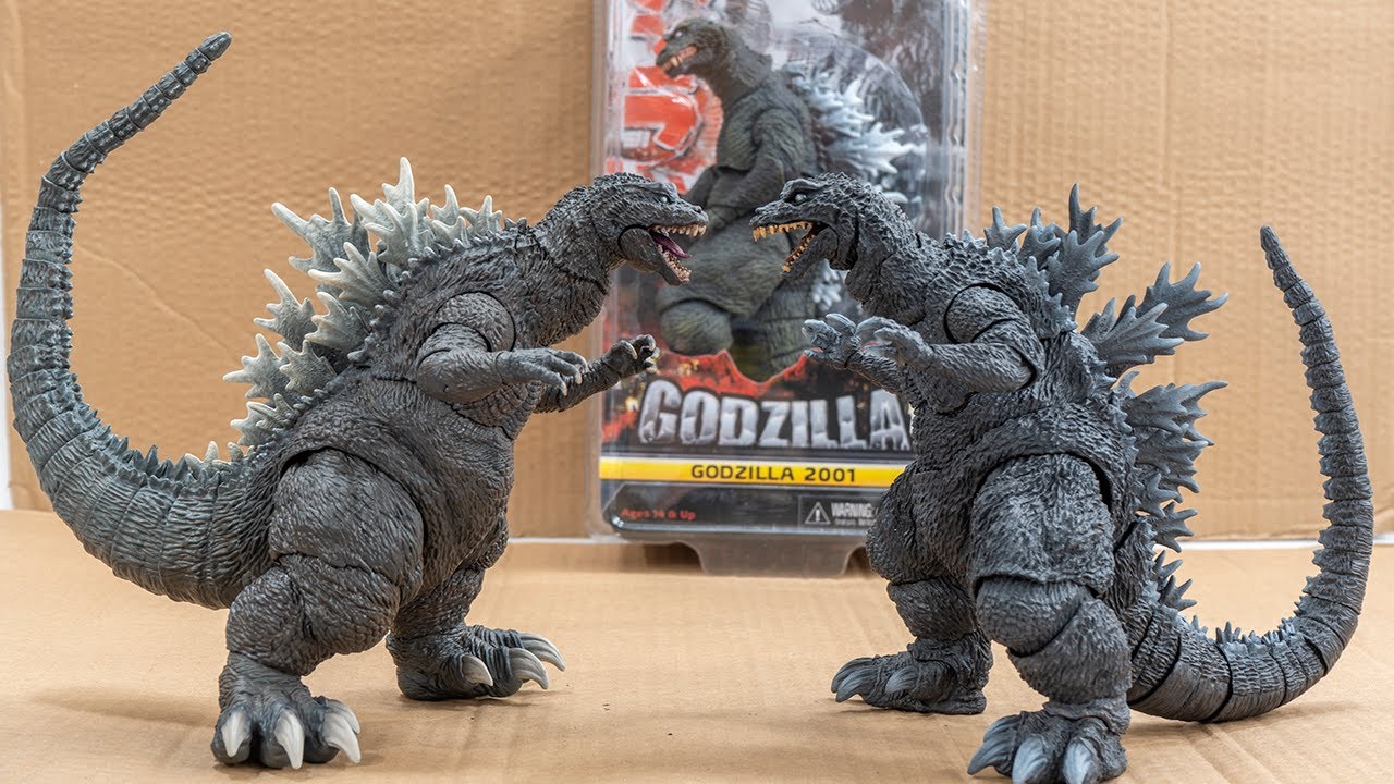 Godzilla 2001 (GMK) Action Figure by Hiya Toys Review and Comparison to ...