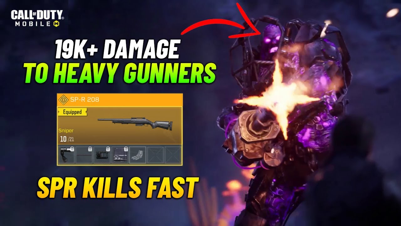 Spr-208 Kills Heavy Gunners Faster & Easily Undead Siege Codm | Cod ...