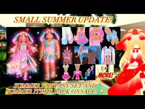 SMALL SUMMER UPDATE! SUMMER FANTASY SET AND SUMMER ITEMS BACK ONSALE! ☀ ...