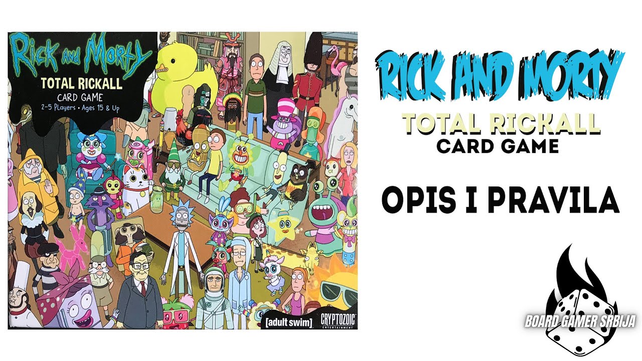 Rick and Morty: Total Rickall Card Game - Opis i pravila (luda igra ...