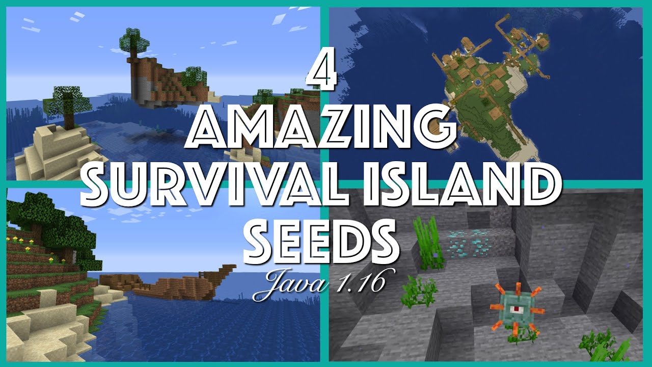 4 AMAZING MINECRAFT SURVIVAL ISLAND SEEDS - Java 1.16 - The Minecraft ...