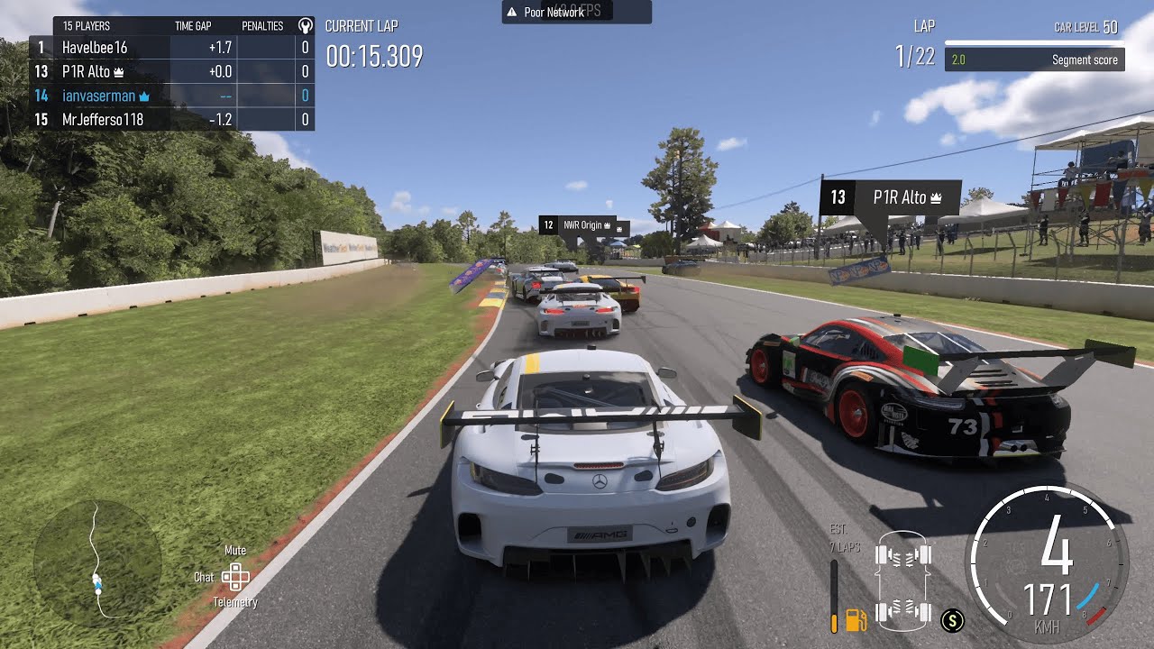 Mercedes-AMG GT3 '18 at Road Atlanta : Forza Motorsport - YouTube