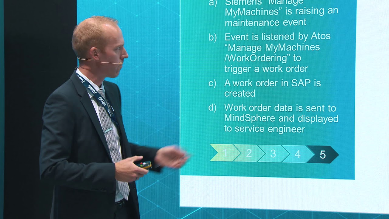 SAP enabled Maintenance Work Order by Atos - based on MindSphere - YouTube