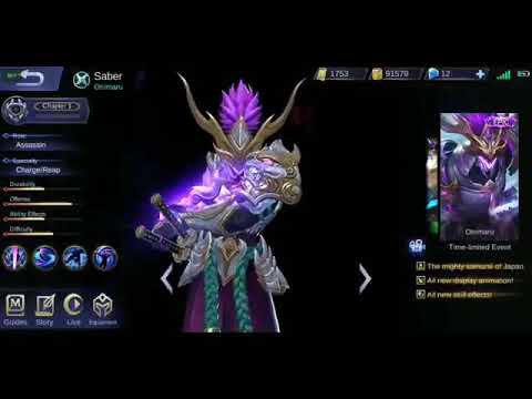 Saber Epic Skin Onimaru - YouTube
