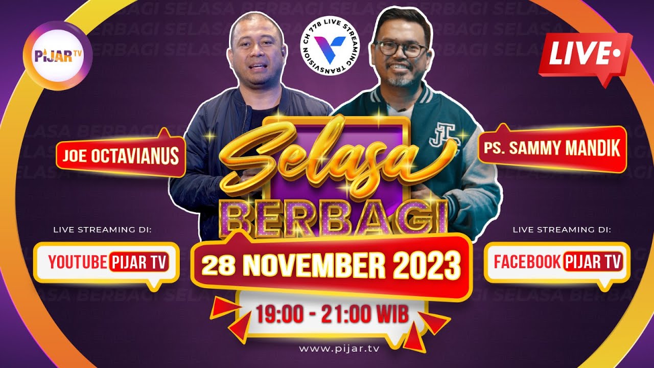 Selasa Berbagi bersama Ps Sammy Mandik & Joe Octavianus - YouTube