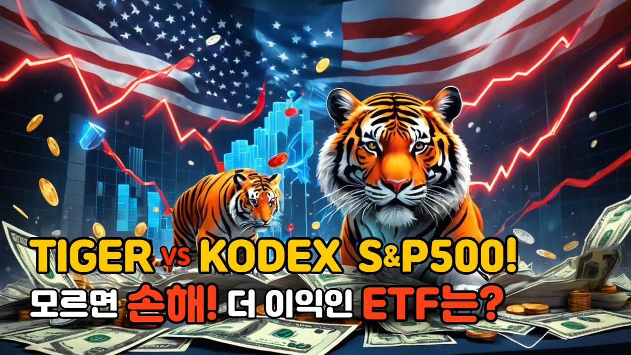 *무조건 보세요* TIGER vs KODEX S&P500! 모르면 손해! 더 이익인 ETF는?🔥 #주식 #배당주 #적립식투자 ...