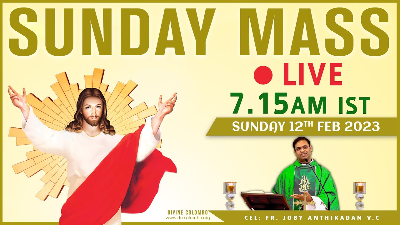 (LIVE) Sunday Mass | Fr Joby Anthikadan VC I 12 Feb 2023 | Divine ...