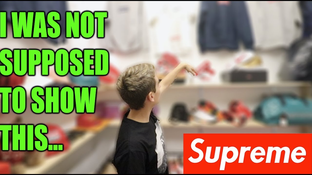 CHECK OUT THIS SECRET VIP SUPREME STORE!!! (INVITE-ONLY) - YouTube