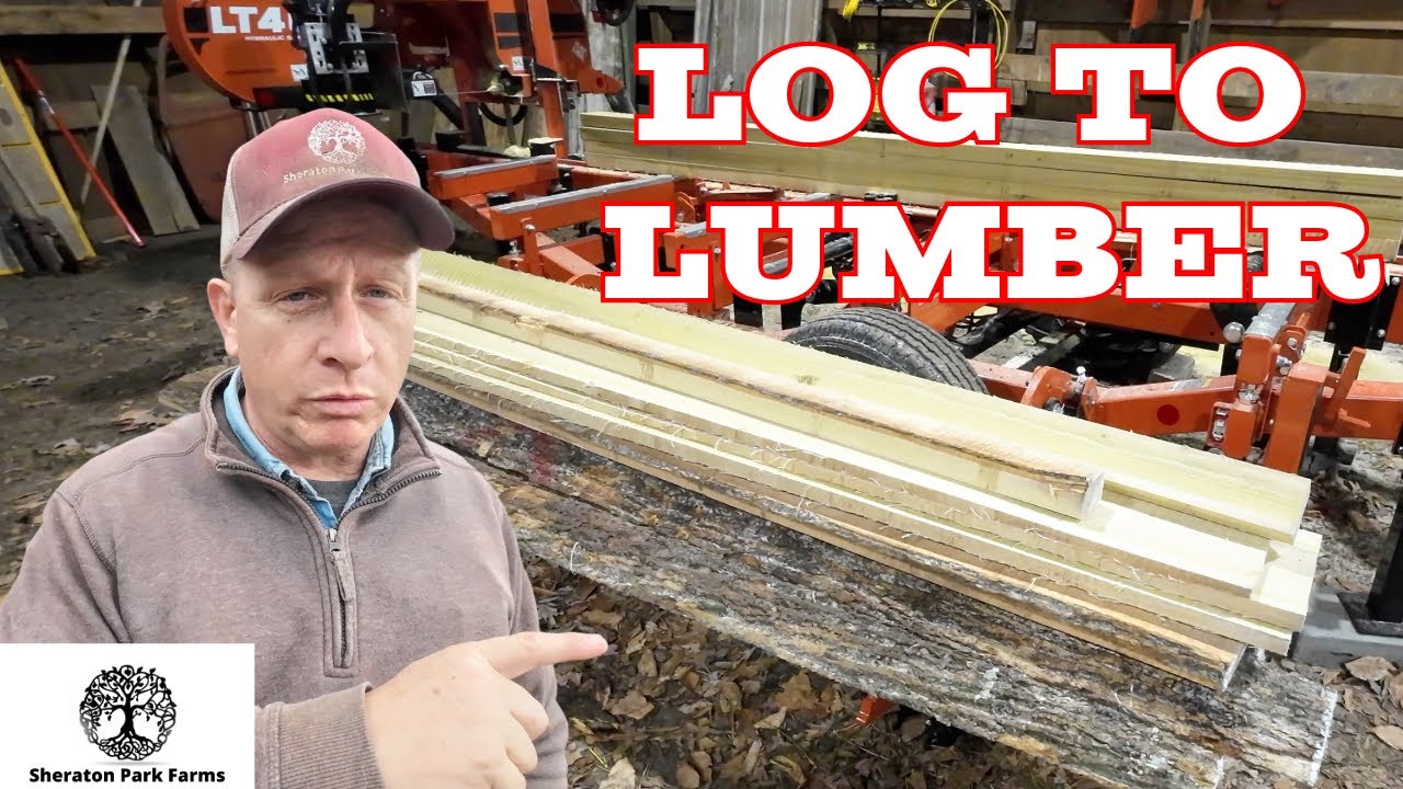 What Can We Do With A Log AND The Wood-Mizer LT40 - YouTube
