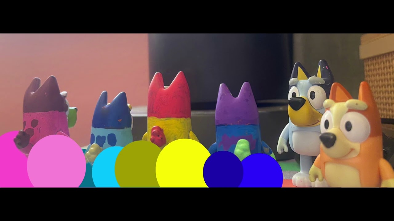 Bluey and bingo with watching the pinky blinky Alex and bungo farting ...