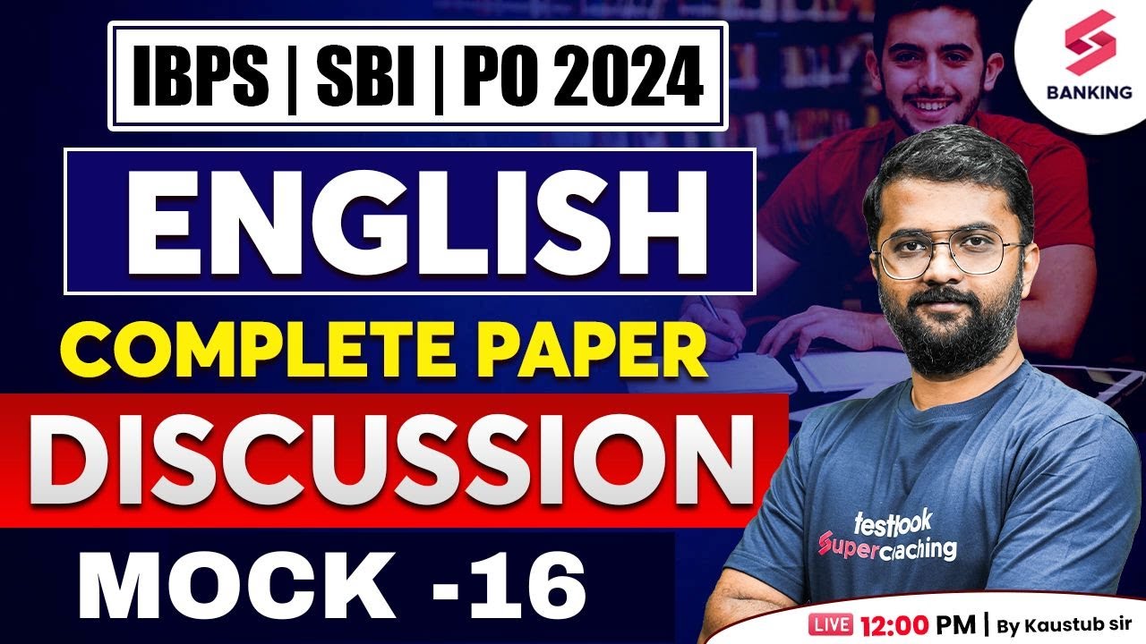 English Complete Mock Test | IBPS Pre English Mock Paper-16 | IBPS ...
