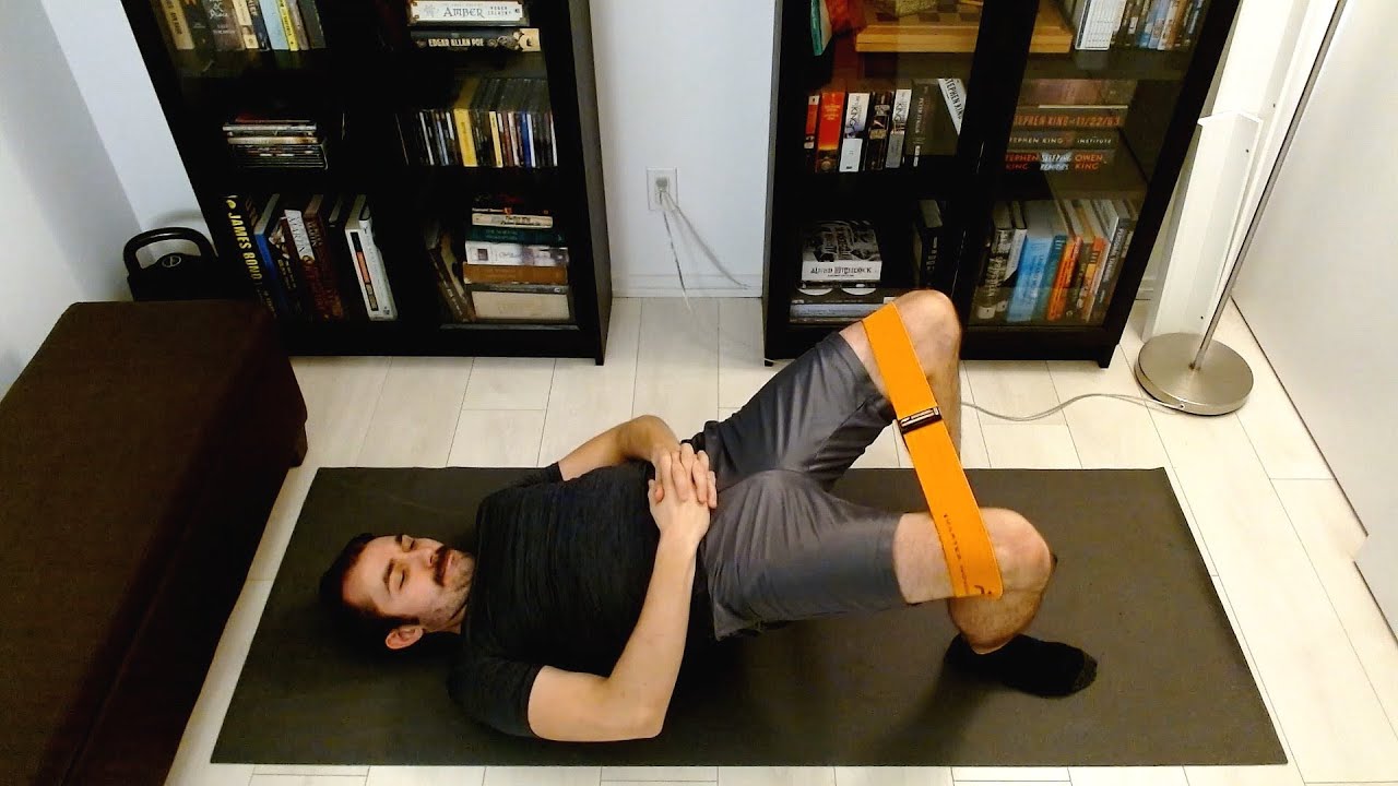 Glute Bridge Abduction Ladder - Exercise Demonstration - YouTube
