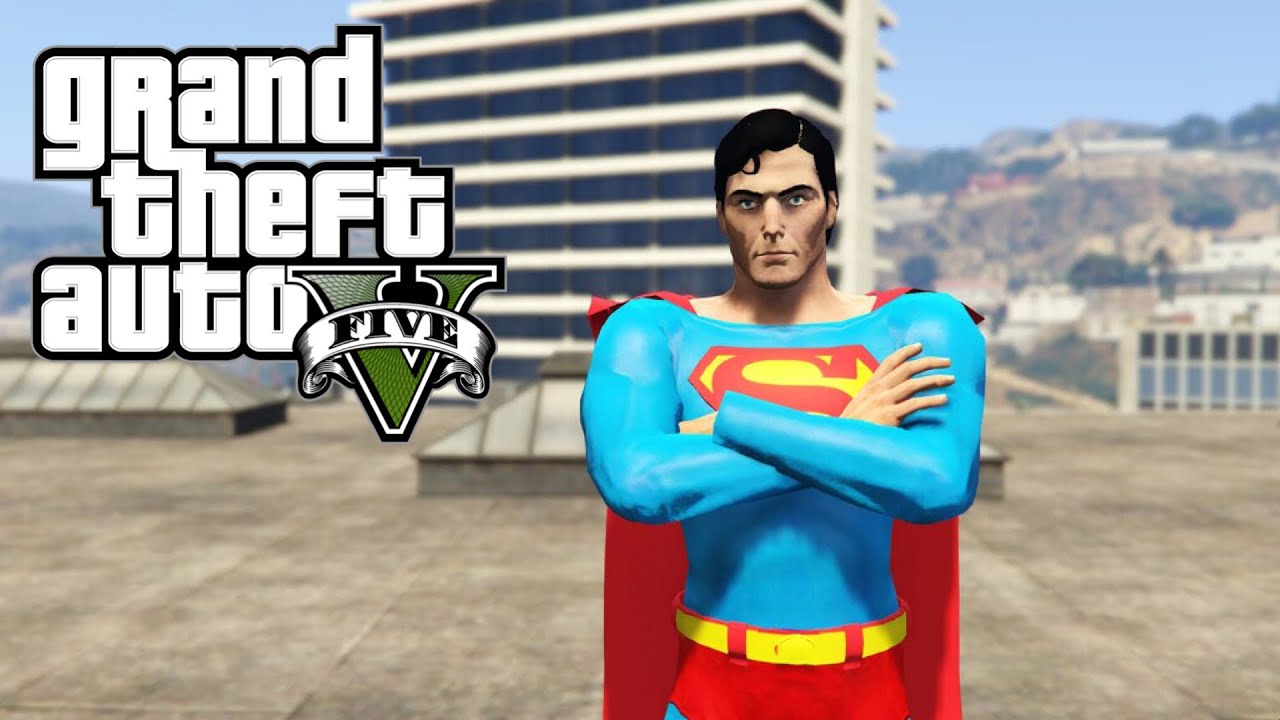 Gta 5 Ultimate Superman Mod Youtube