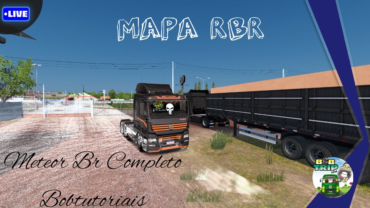 ETS2 1.47 / MAPA RBR ATUALIZADO / METEOR BR COMPLETO BOBTUTORIAIS - YouTube