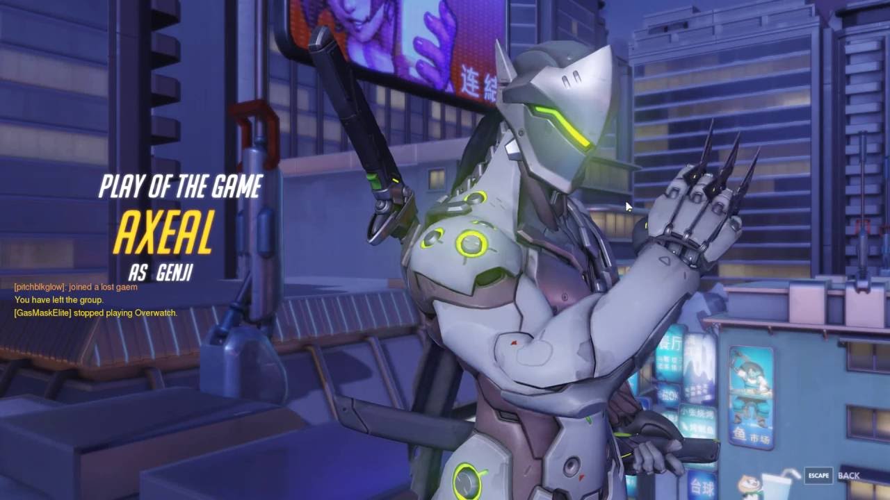 [Overwatch] Genji Ultimate Team Sweep - YouTube