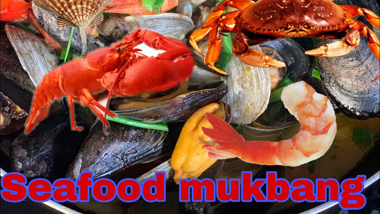 SEAFOOD MUKBANG!😋 - YouTube