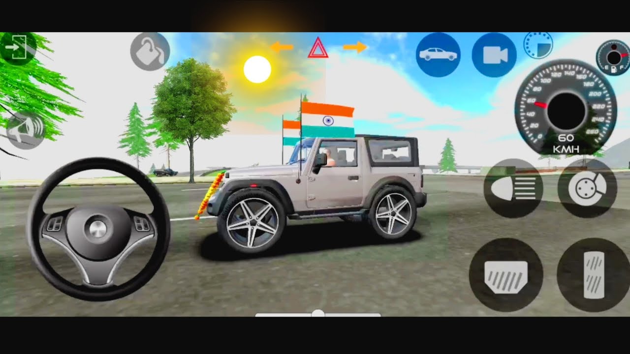 Dollar (Song) Modified Mahindra grey Thar👿 || Indian Cars Simulator 3D ...