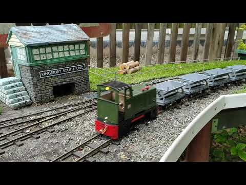 Testing trains on the 16mm - YouTube