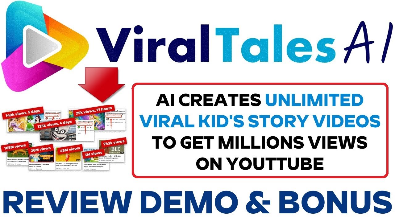 ViralTales AI Review Demo Bonus - Viral Kids Story Video Creator - YouTube