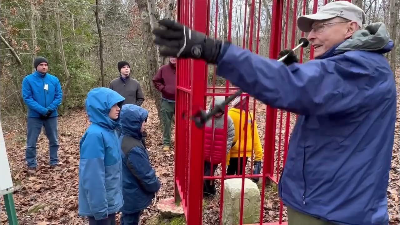 Camp Horseshoe tour: Mason - Dixon marker - YouTube