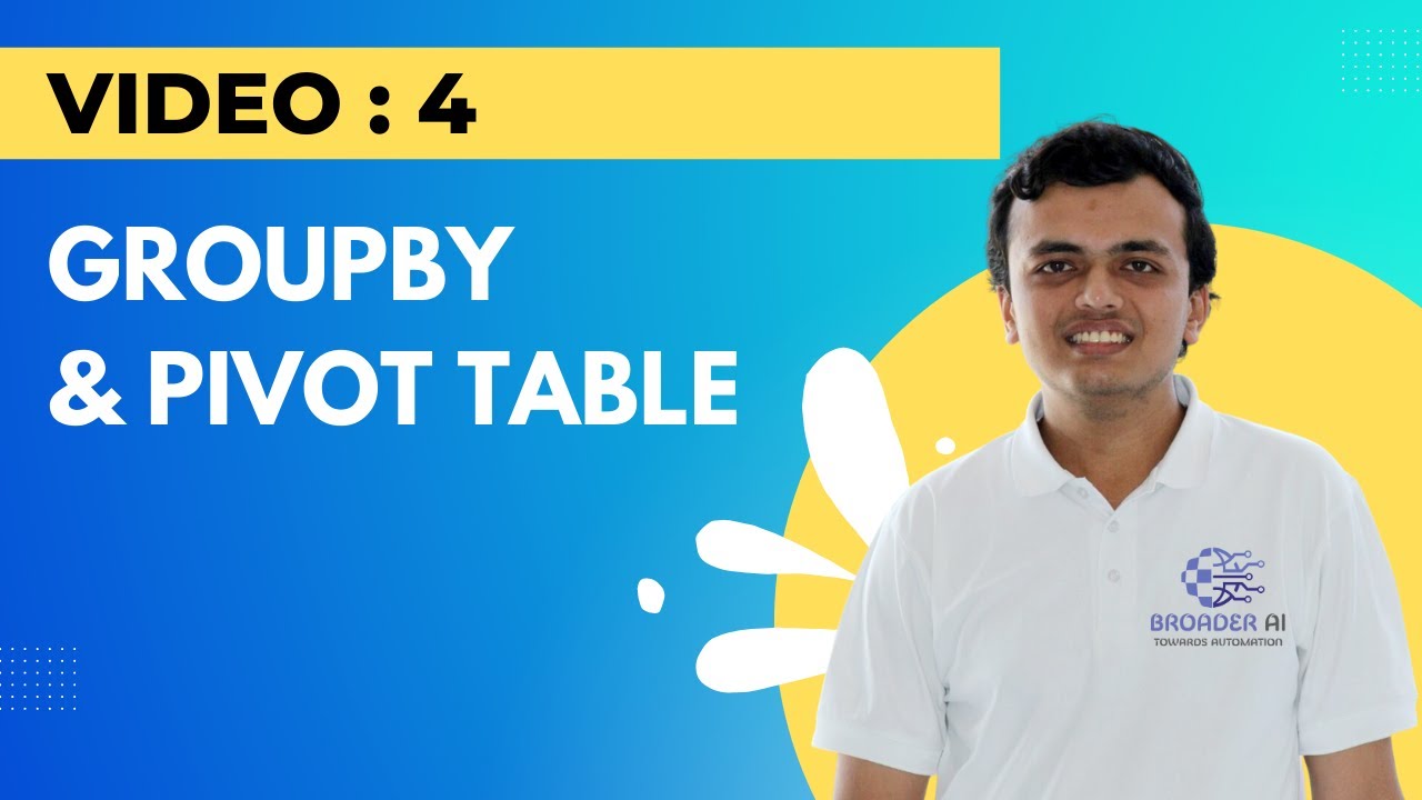 Group BY & Pivot Table | ML series | video 4 | Hindi - YouTube