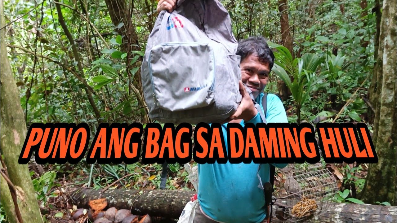 PUNO ANG BAG SA PAG PANDAO NAMIN NG MGA BITAGBSA BUNDOK - YouTube