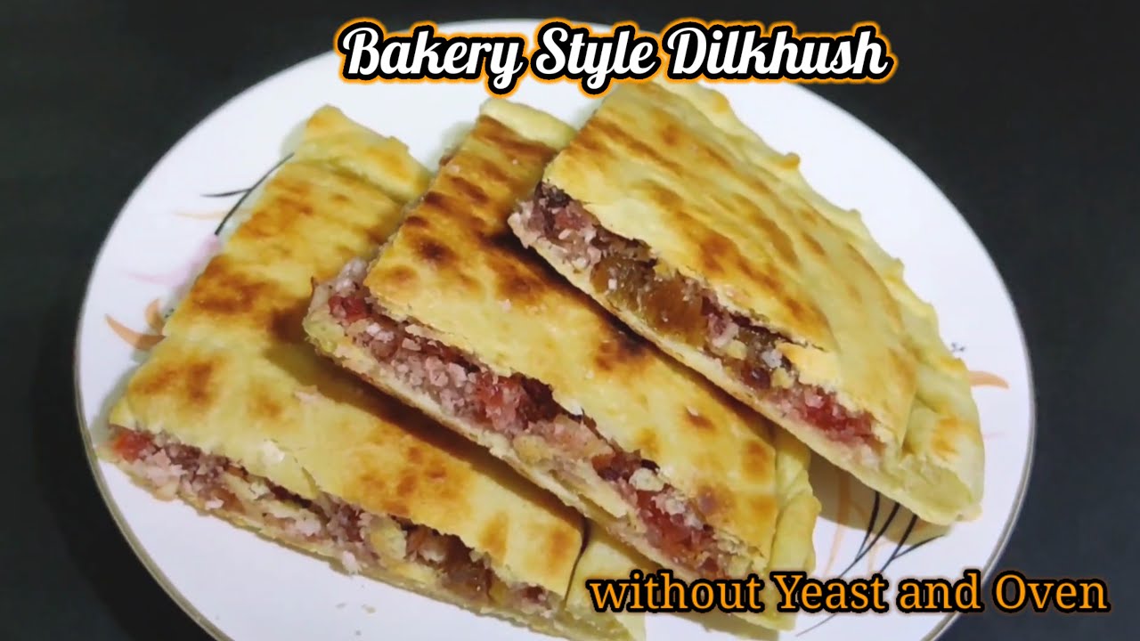 Bakery Style Dilkhush Without Yeast And Oven # ...