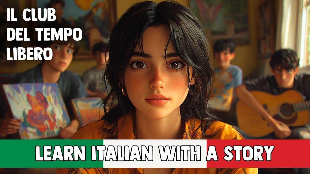Learn ITALIAN Through This Story! 🎨 Talk About Hobbies & Interests (B1 ...
