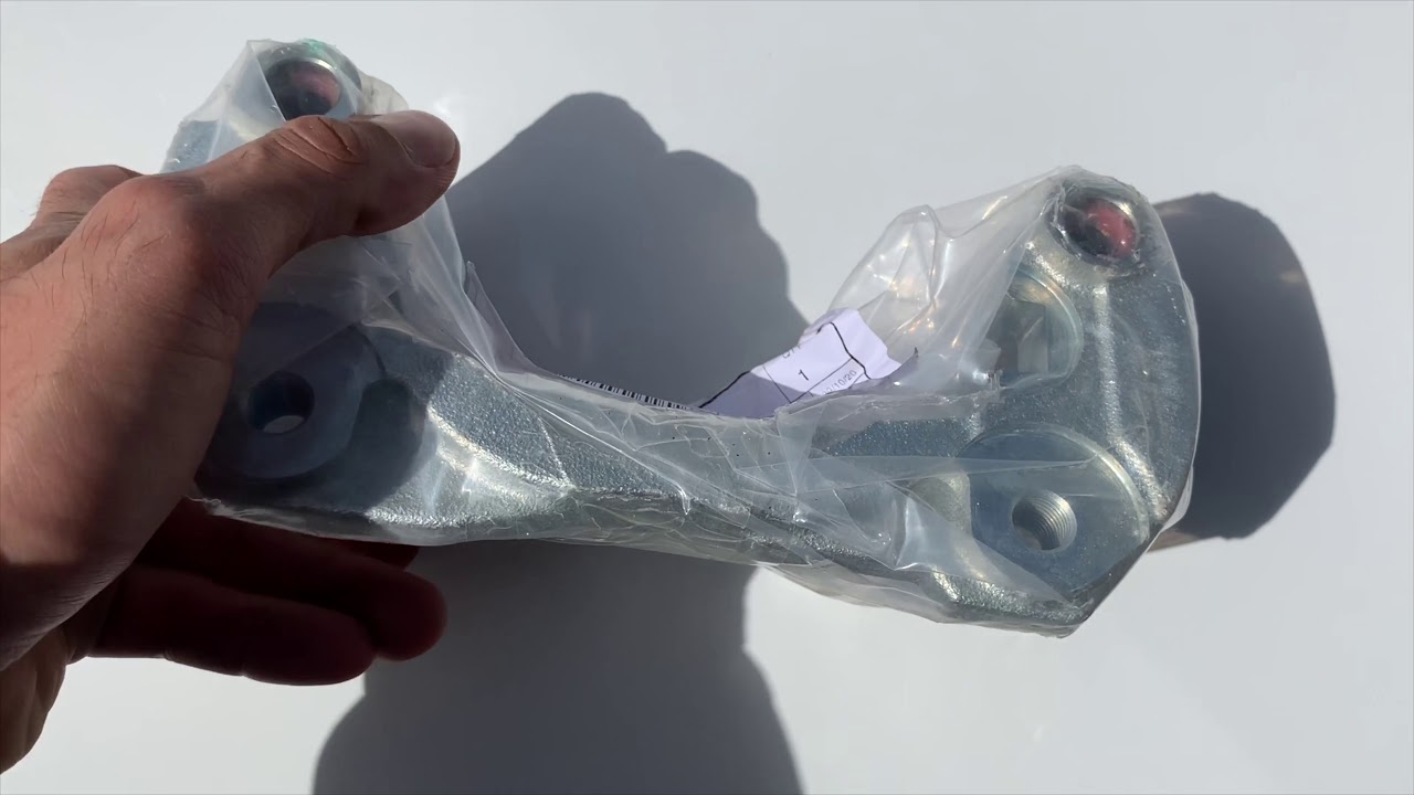 2013 Toyota Prius V brake caliber bracket replacement - YouTube