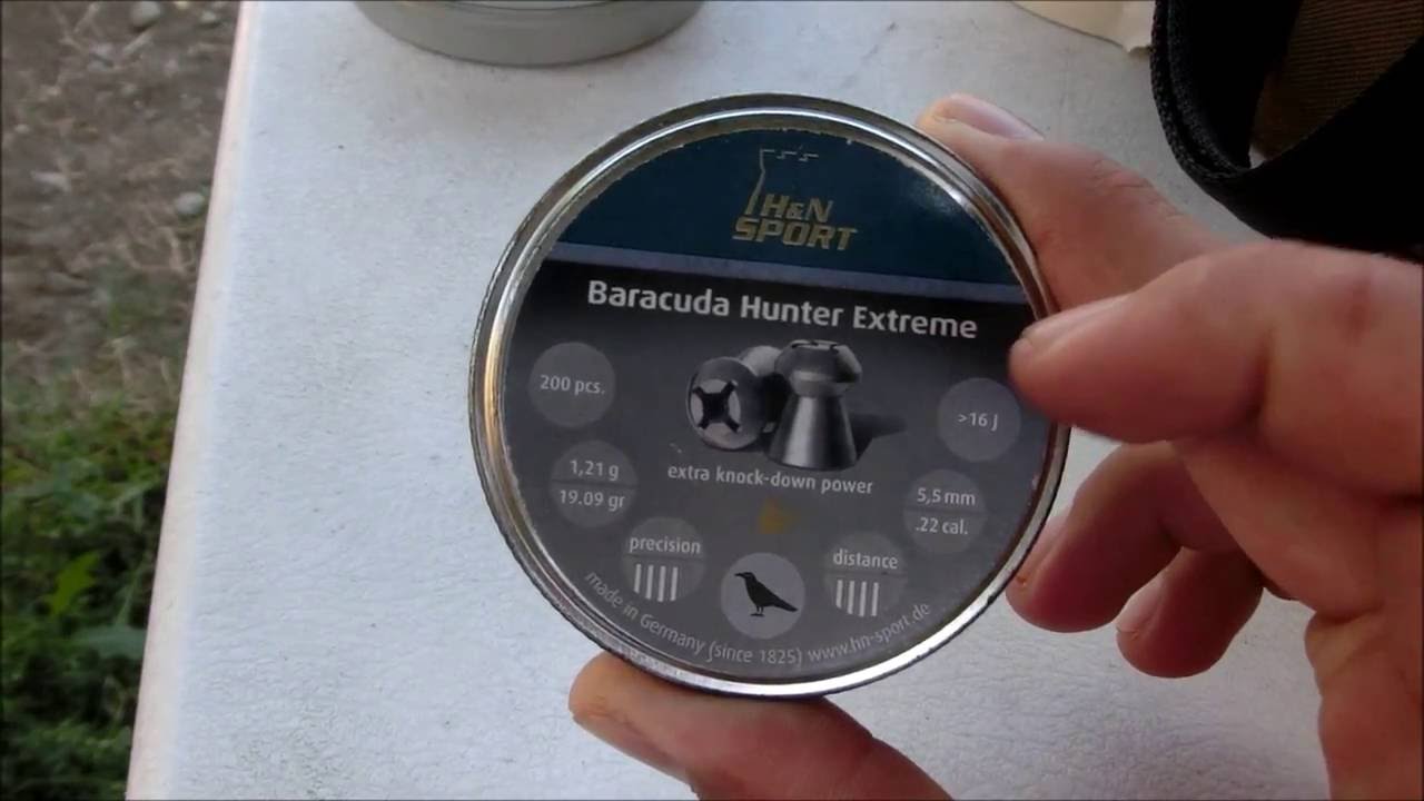 H&N Baracuda Hunter Extreme pellet - YouTube