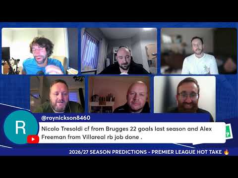 Everton 2026-27 Season Predictions LIVE