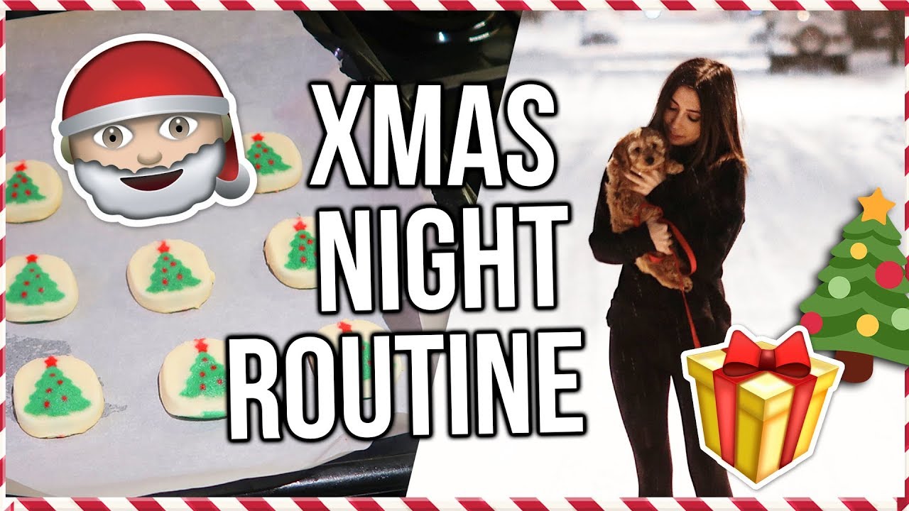 WINTER NIGHT ROUTINE: Christmas!!! | Vlogmas Day 25 - YouTube