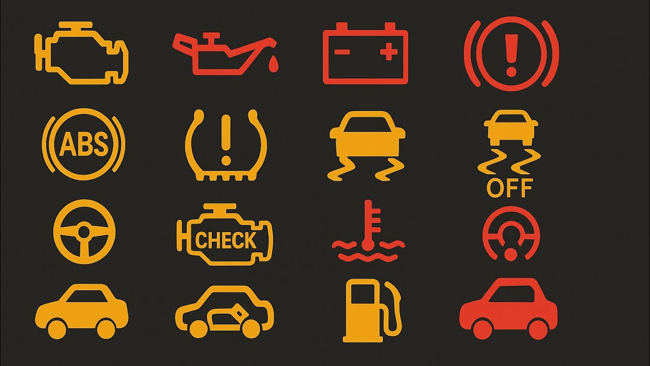 Common symbols of car dashboard PART #3 - YouTube