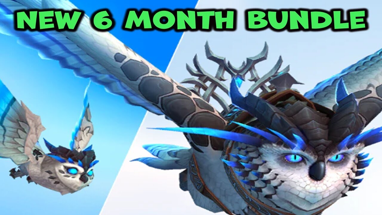New 6 Month WoW Subscription Bundle ~ Charming Courier & Swoopy Pet ...