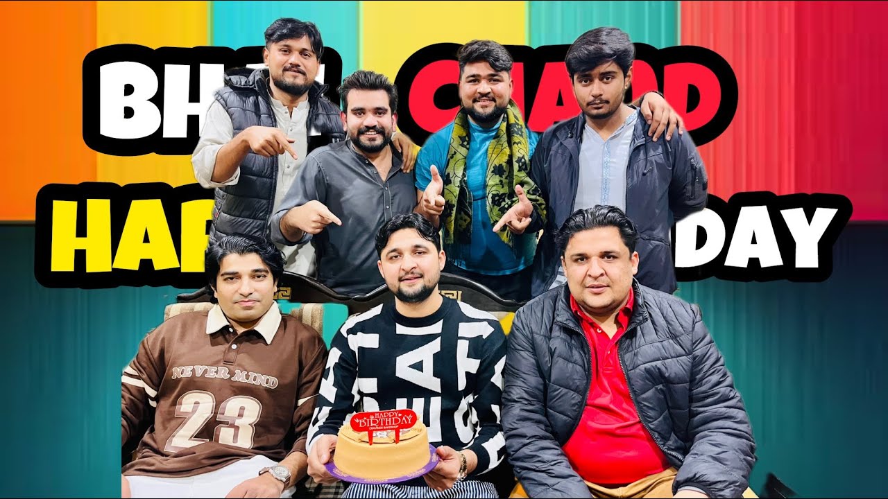 Birthday Celebration Of Chand Bhai 🎂 | Ali Haroon Bought New Iphone ...