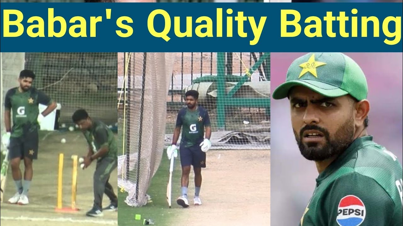 Babar Azam's batting practice in the net session | Cricket - YouTube