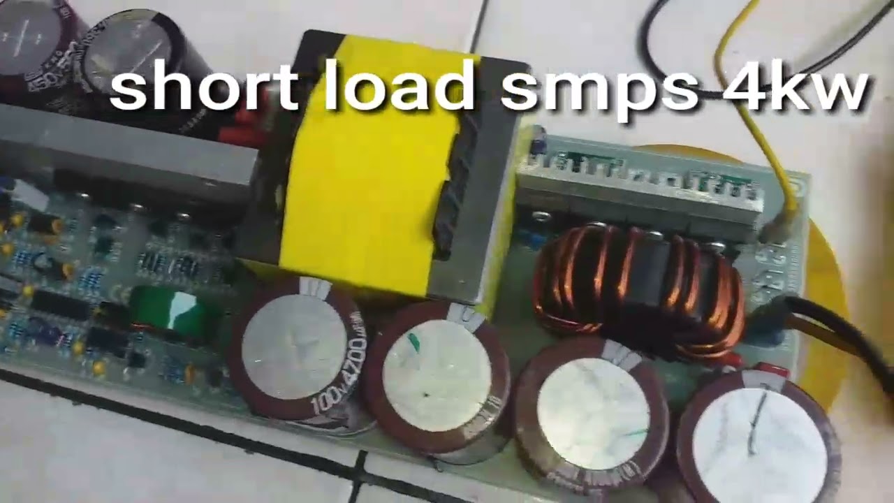 short load smps 4000w - YouTube