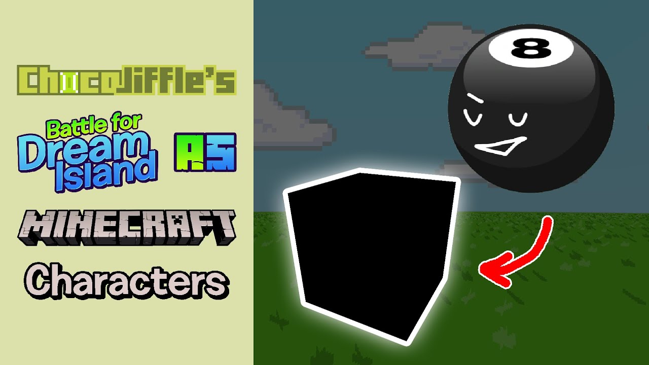 8-Ball (from BFDI) as a Minecraft character - YouTube