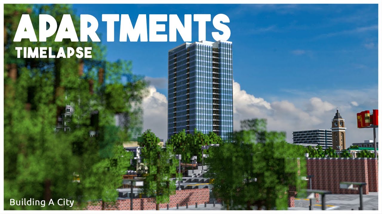 Building a Modern Apartment Tower in Minecraft [Timelapse] - YouTube