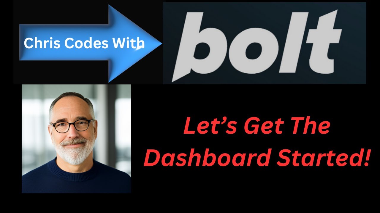 Bolt.new - Let's Start with the Dashboard! - YouTube