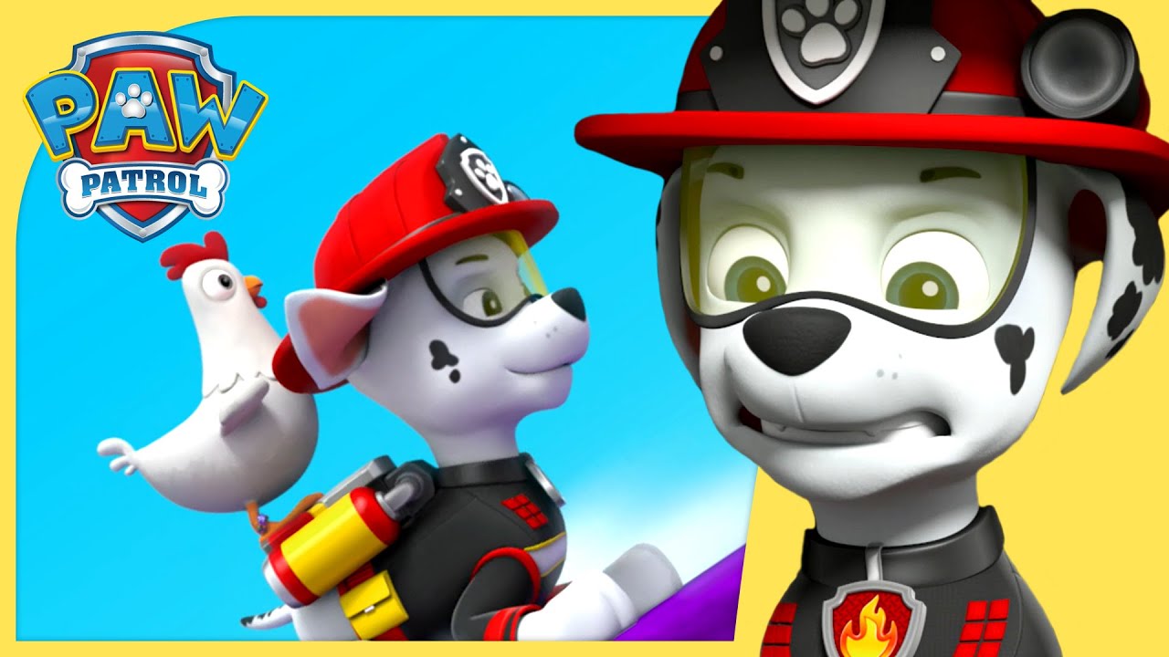 Marshall Saves a Runaway Train + More Cartoons for Kids 🚊 | PAW Patrol ...