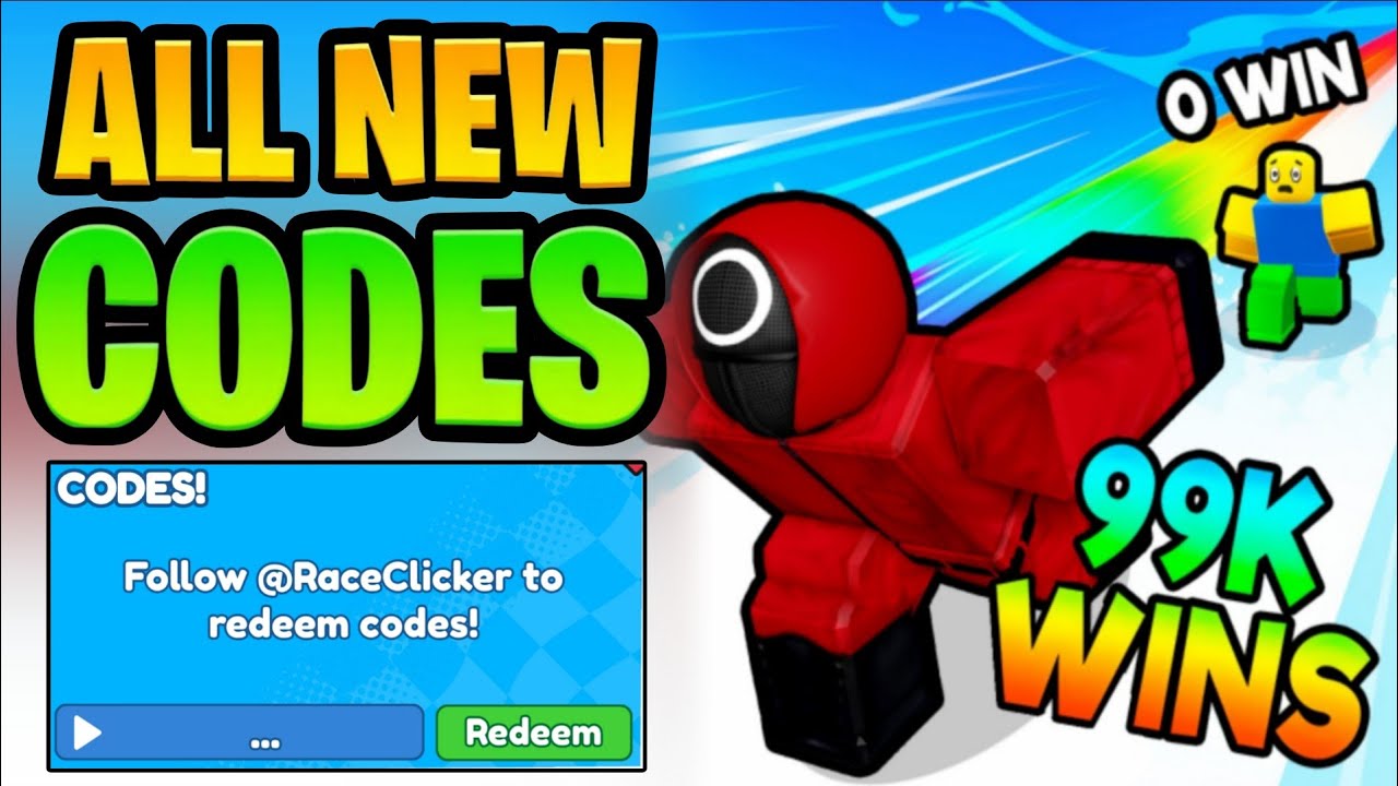 *NEW* ALL WORKING CODES FOR RACE CLICKER IN 2025! ROBLOX RACE CLICKER ...