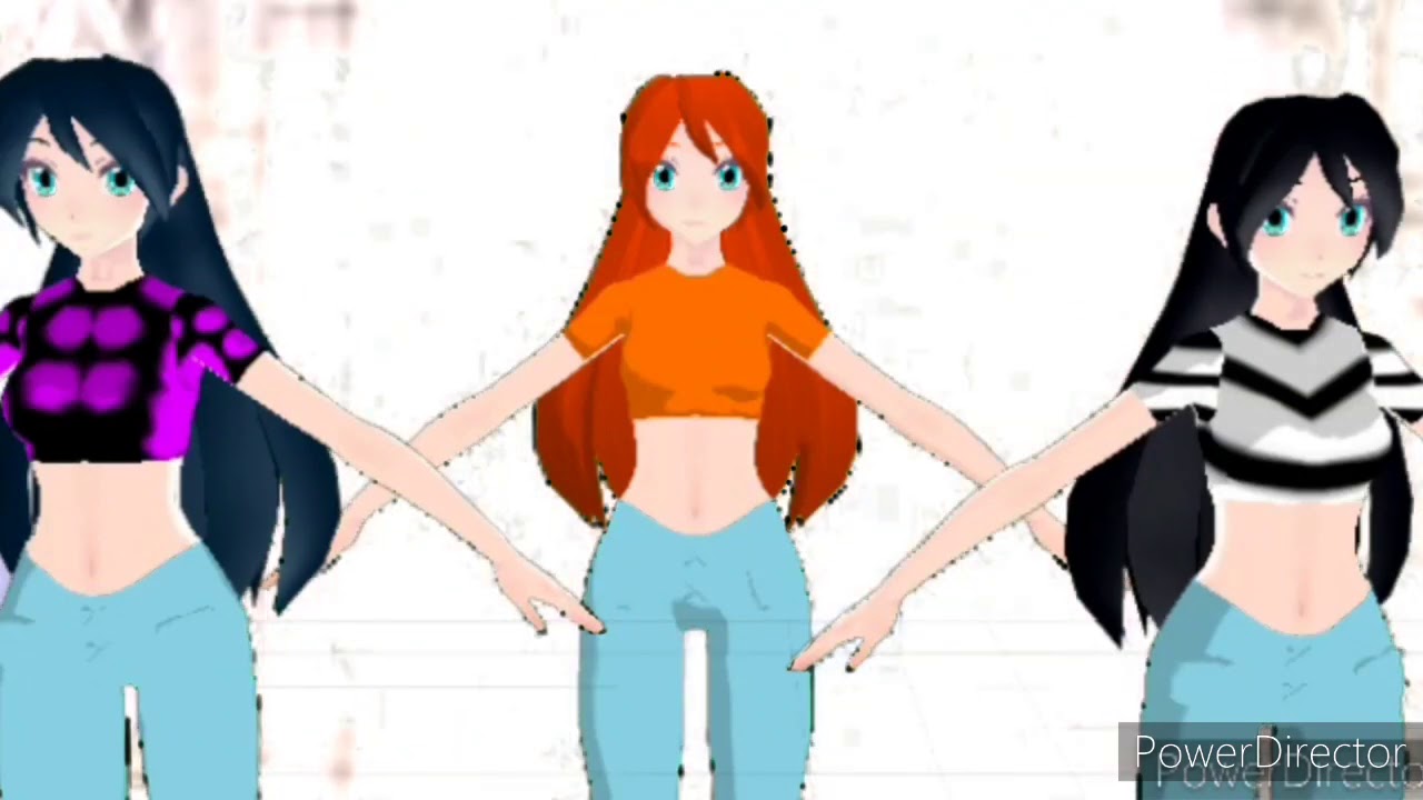 Our Oc transformation Winx Club MMD by Me - YouTube